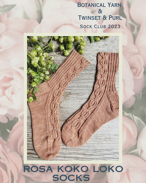 Ravelry: Rosa Koko Loko Socks pattern by Rachel Fletcher