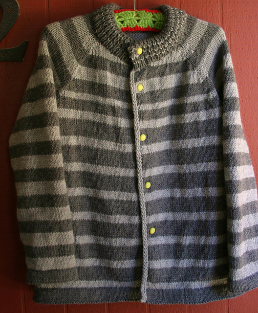 Ravelry: #25 Striped Cardigan pattern by Mari Lynn Patrick