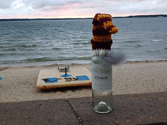 Ravelry: Wine Bottle Topper pattern by Jamie Zerr