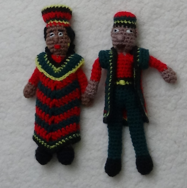 Ravelry: Kwanzaa Couple pattern by Mary Matz