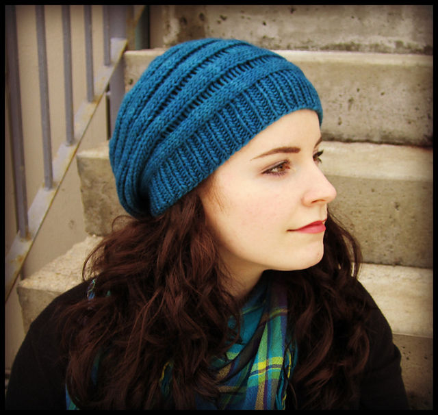 Ravelry: Hengpai - A Drop Stitch Slouch pattern by Sarah Grieve