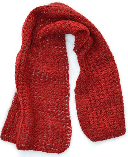 Ravelry: Scarf in Tunisian cross stitch pattern by Ulrika Andersson