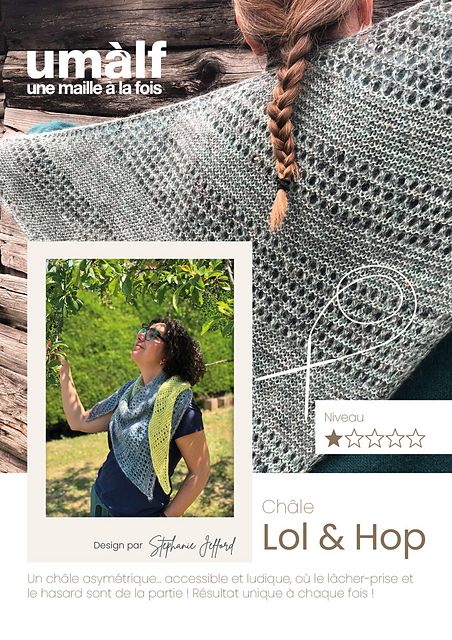 Ravelry: Châle Lol&Hop pattern by Stéphanie Jefford