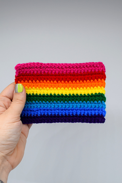 Ravelry: Mini Rainbow Pride Flag pattern by Carly Arnold