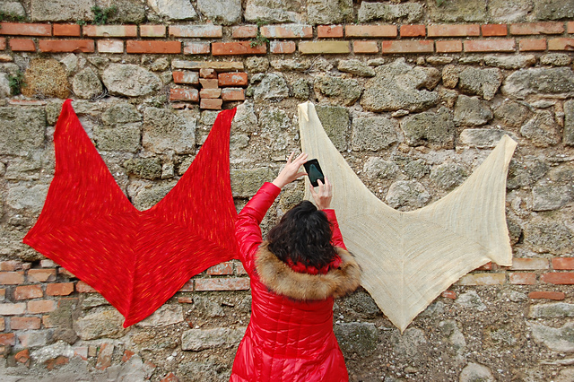 Ravelry: Contiguous Symmetric Shawl pattern by UniqueCreazioni