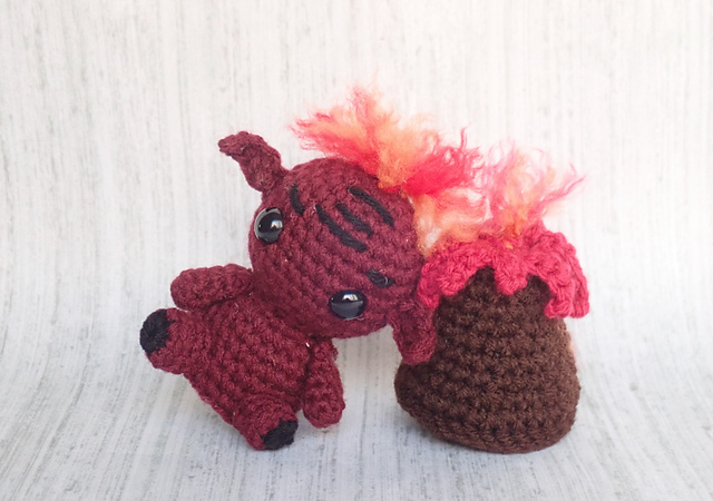 Ravelry: Magma Sprite pattern by Joanna M. Wojciech