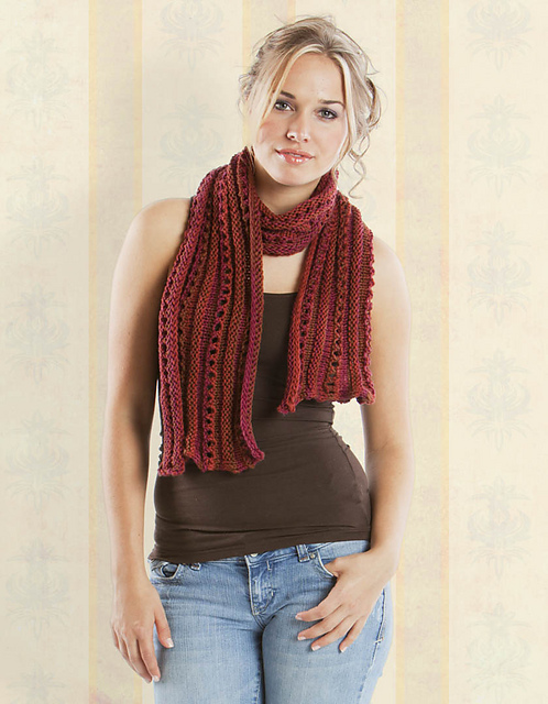 Ravelry: Poppies Scarf pattern by Michael del Vecchio