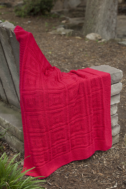 Ravelry: Herb Garden Throw pattern by Michael del Vecchio