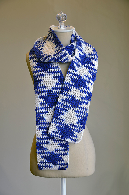 Ravelry: Color Pooling Argyle Scarf pattern by Alice Gossette and Kat ...