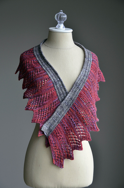 Ravelry: Razor's Edge Shawl pattern by Amy Gunderson