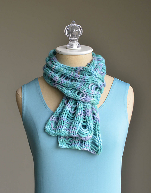 Ravelry: Ladder Scarf pattern by Universal Yarn