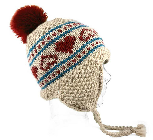 Ravelry: Lovey Dovey Ear Flap pattern by Universal Yarn