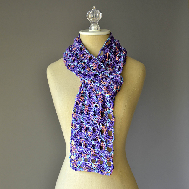 Ravelry: Butterfly Scarf pattern by Universal Yarn