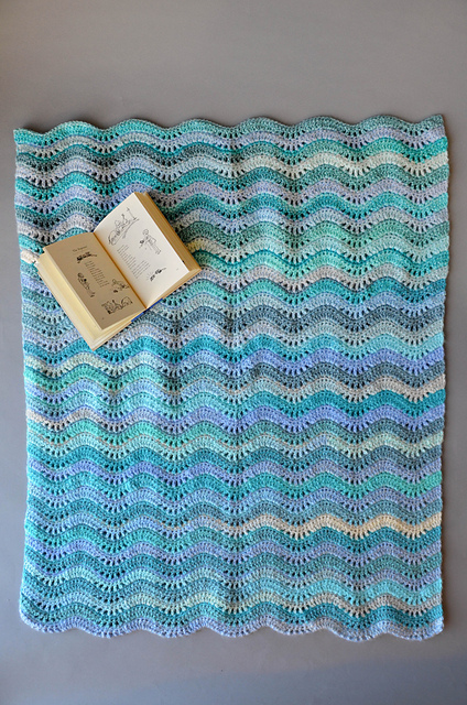 Ravelry: Inchworm Baby Blanket pattern by Universal Yarn