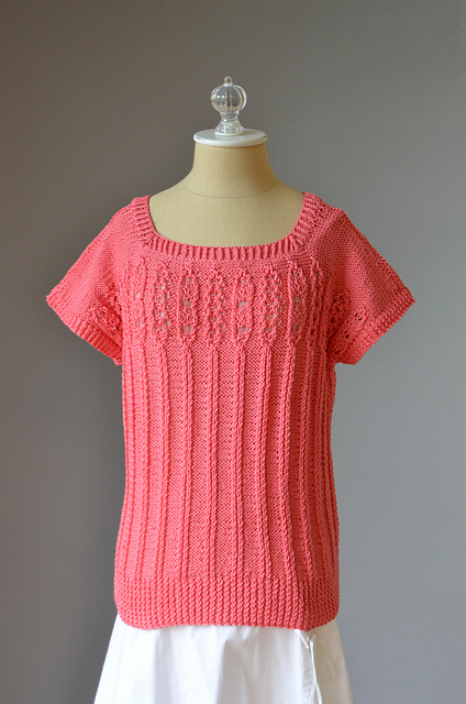 Ravelry: Down the Lane Tee pattern by Universal Yarn