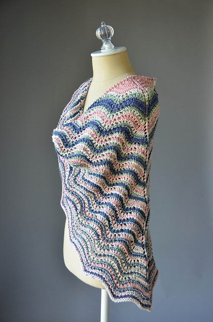 Ravelry: Ebb Tide Shawl pattern by Universal Yarn