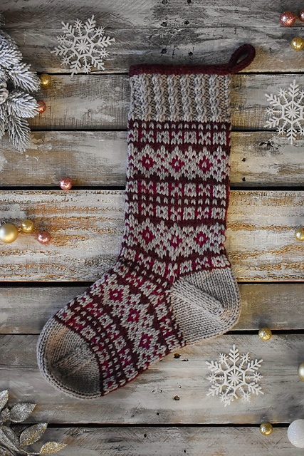 Ravelry: Gingerbread Stocking pattern by Rachel Brockman