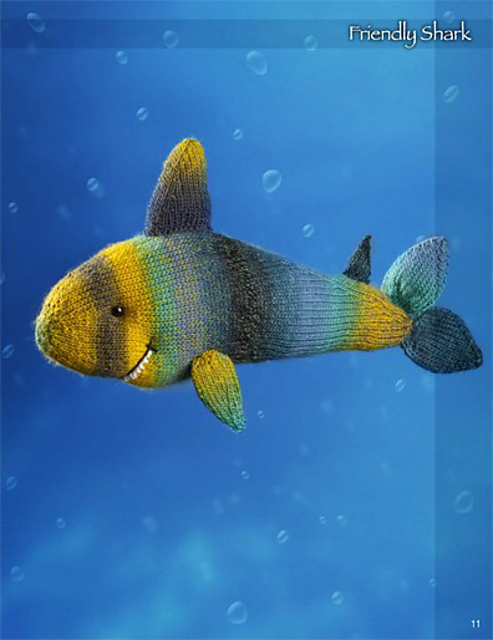 Ravelry: Friendly Shark pattern by Universal Yarn