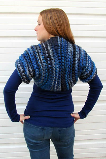 Ravelry: Poems Puzzle Shrug pattern by Sandy L. Harris