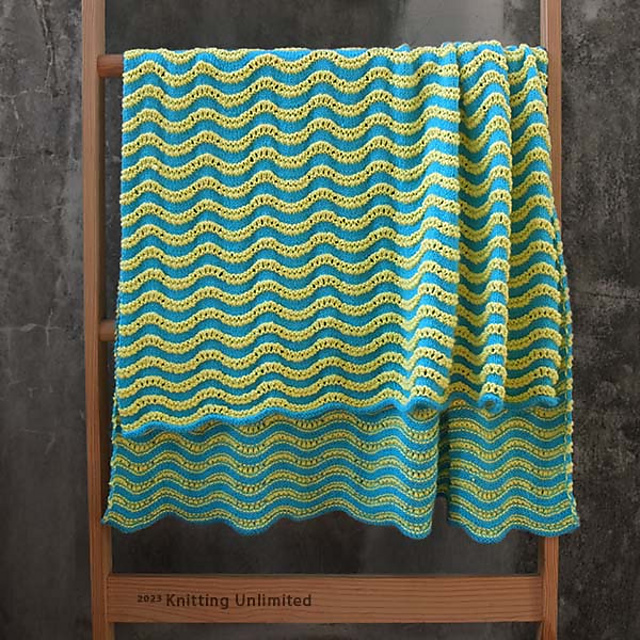Ravelry: Rhythmic Wave Blanket pattern by nalhcib