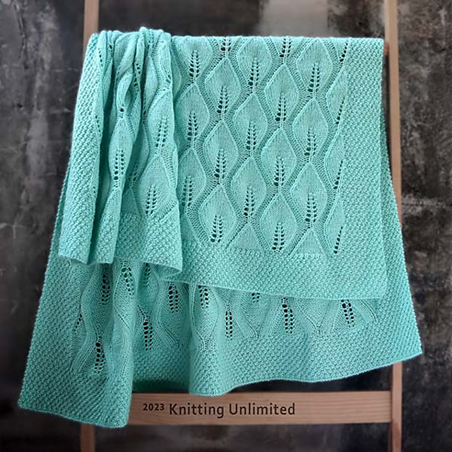 Ravelry: Gloriosum Leaves Blanket pattern by nalhcib