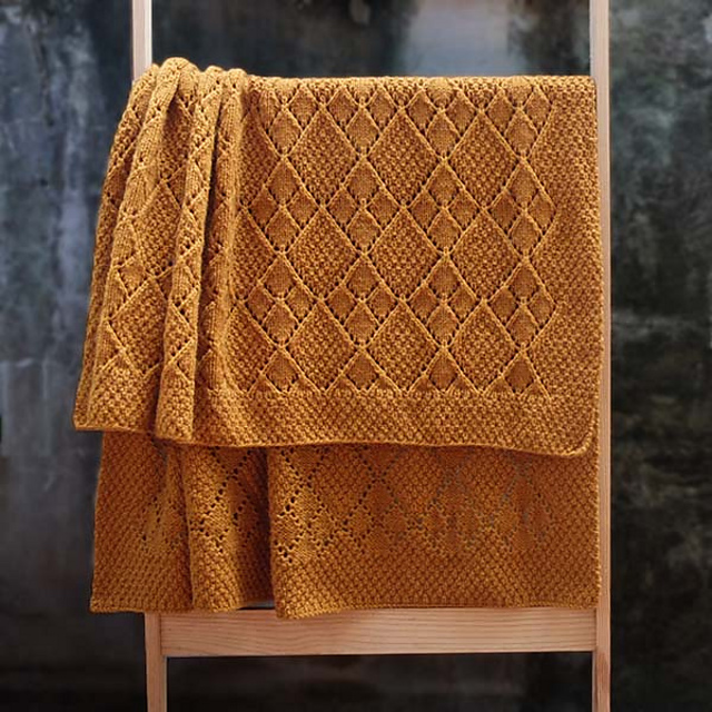 Ravelry: Diamond Cascade Blanket pattern by nalhcib