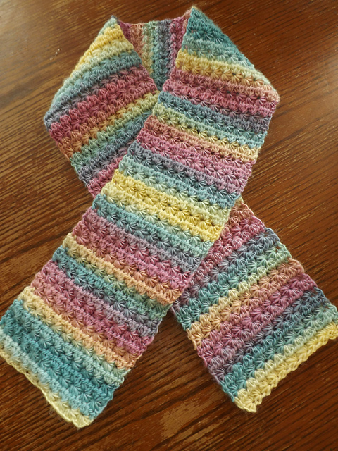 Ravelry: TheAnxiousHooker's Star Stitch Scarf