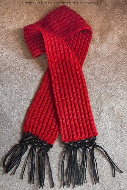 Ravelry: Civil War Scarf | World Turn'd Upside Down pattern by ...