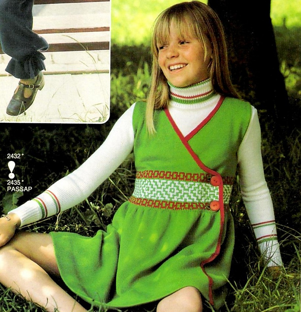 Ravelry: 2432 Wrap-over dress pattern by Passap Design Team