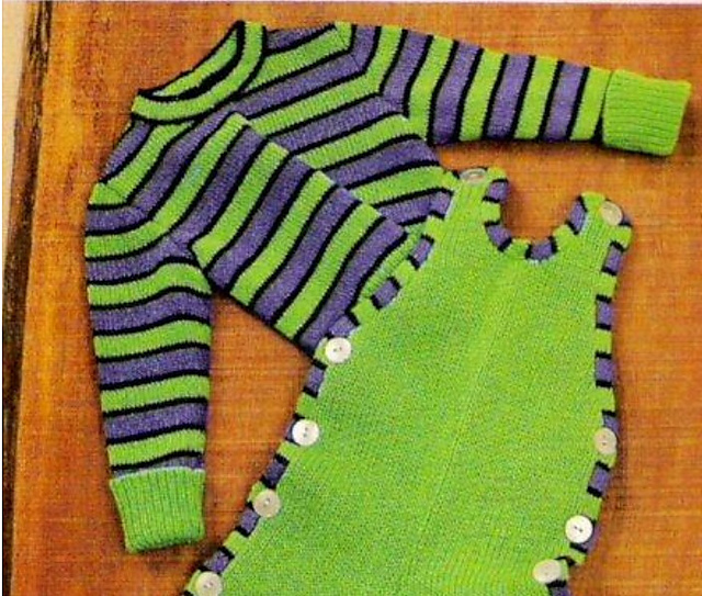 Ravelry: 2458 Child's striped sweater pattern by Passap Design Team