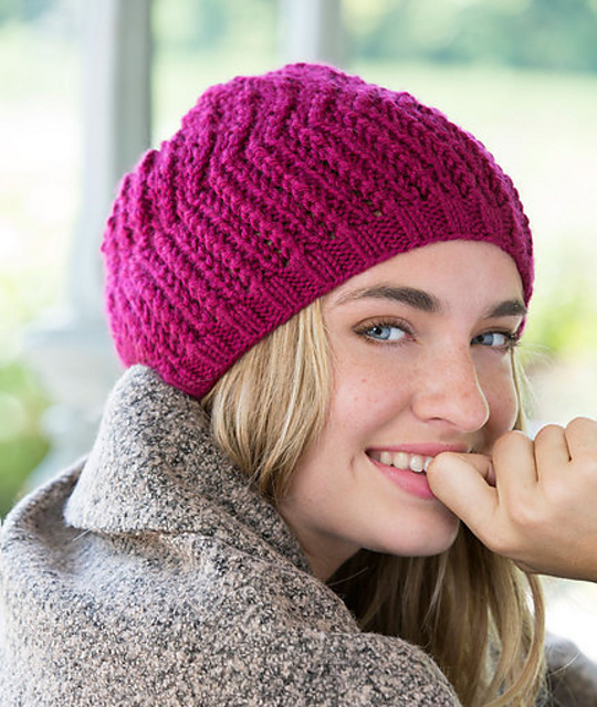 Ravelry: Any Day Beret pattern by Red Heart Design Team