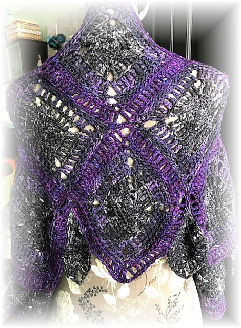 Ravelry: Square Dance Shurg pattern by Care Sharpin
