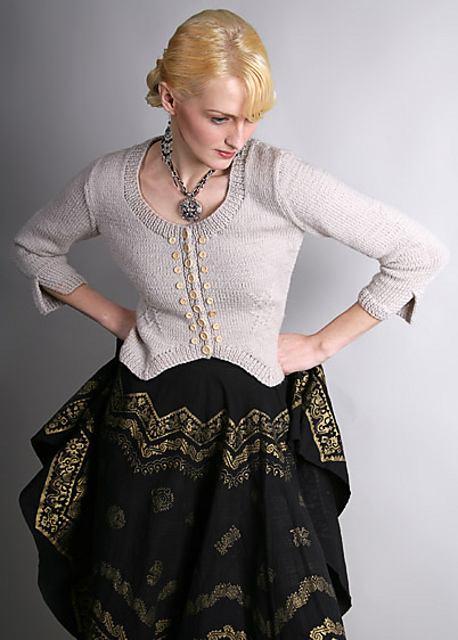 Ravelry: Curved Hem Cardigan pattern by Vladimira Ilkovicova