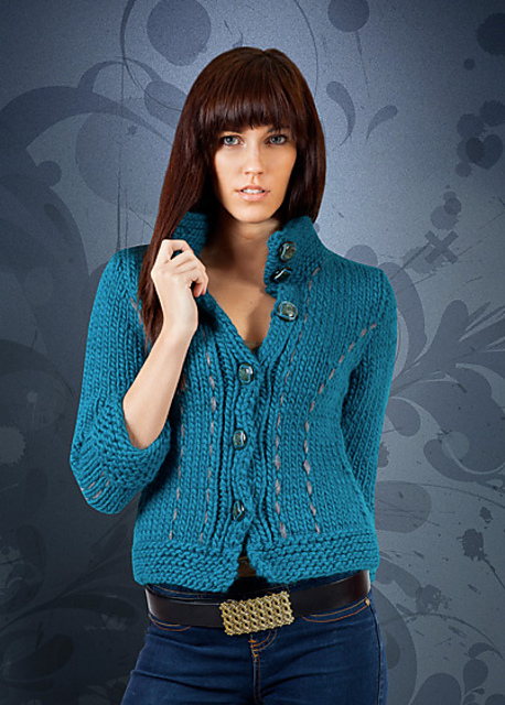 Ravelry: Bulky Jacket pattern by Vladimira Ilkovicova