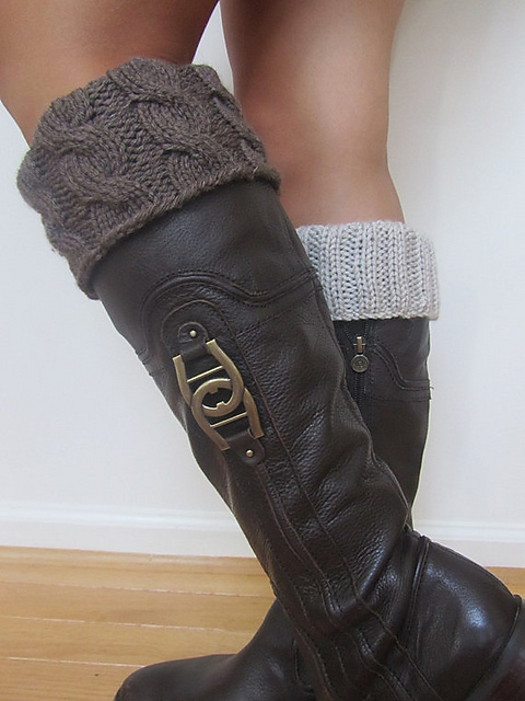 Ravelry: FrenchStyle Boot Toppers pattern by Valerie A