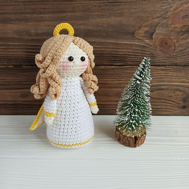 Ravelry: Christmas Angel Doll Ornament pattern by Valerie Burova
