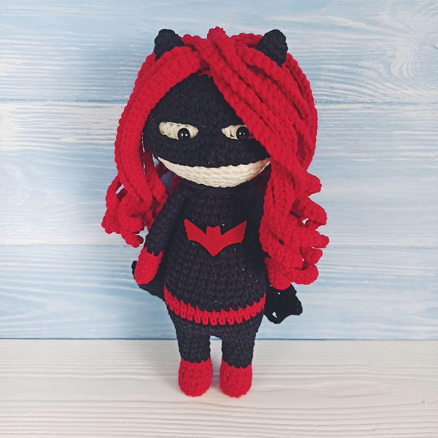 Ravelry: Cute Batwoman, Super Girl (batman) pattern by Valerie Burova