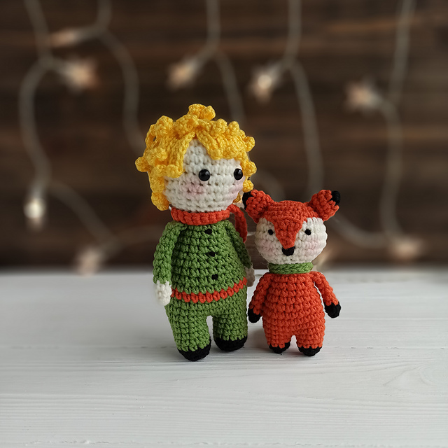 Ravelry: Cute Little Prince And Fox pattern by Valerie Burova