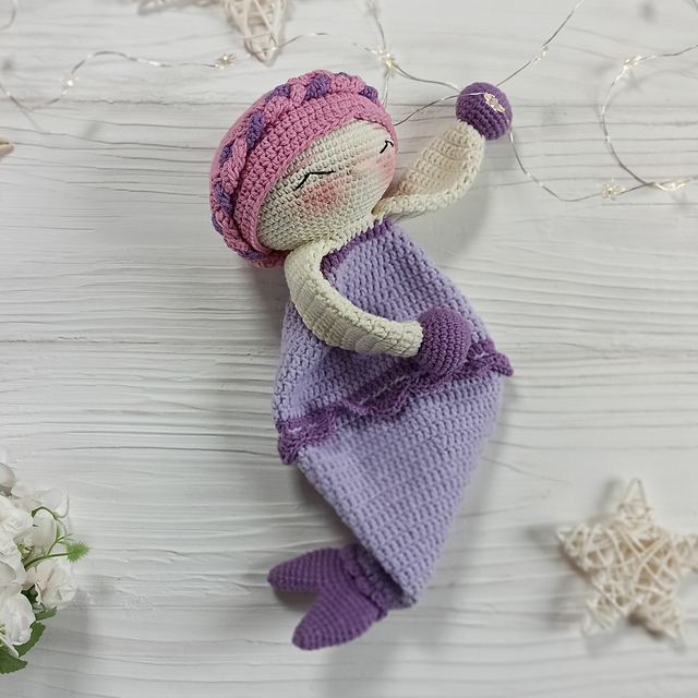 Ravelry: Mermaid Baby Lovey pattern by Valerie Burova