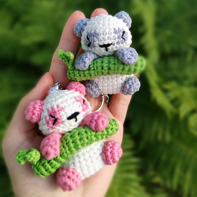 Ravelry: Tiny Panda Keychain pattern by Valerie Burova