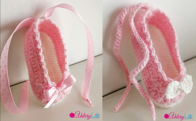 Ravelry: Baby Ballerina shoes pattern by Valery Lab