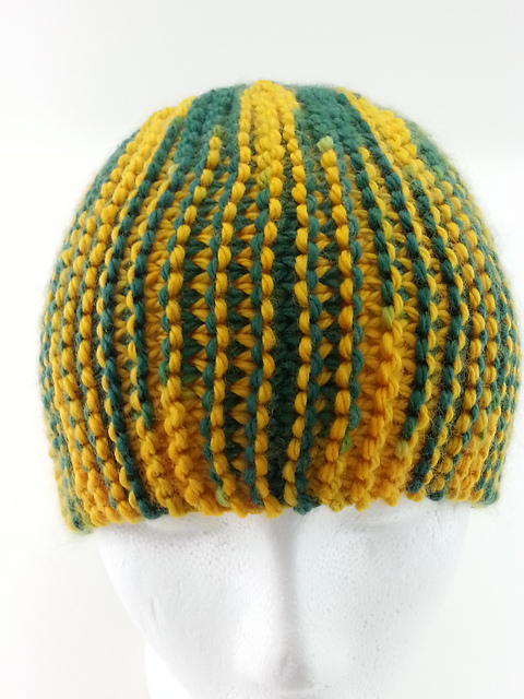 Ravelry: Go Pack! Hat pattern by Deanna Donovan