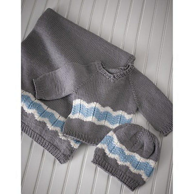Ravelry: Grayson Baby Set pattern by Kirsten Hipsky