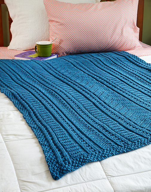 Ravelry: Five College Blanket pattern by Kirsten Hipsky