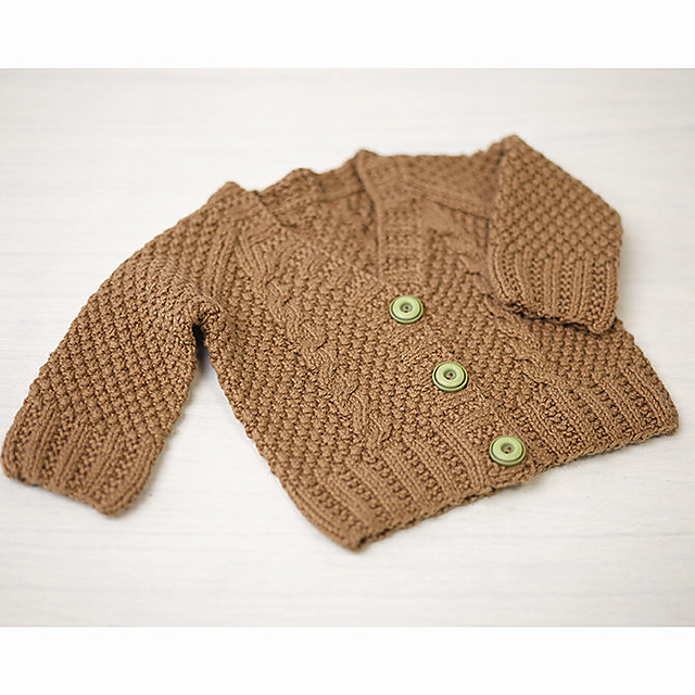 Ravelry: Maple Baby Cardigan pattern by Melissa LaBarre