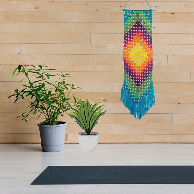 Ravelry: Boho Wall Hanging - Rainbow pattern by Valerie Rodrigues
