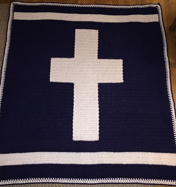 Ravelry: Cross Graphgan/Afghan pattern by Jackie O'Brien