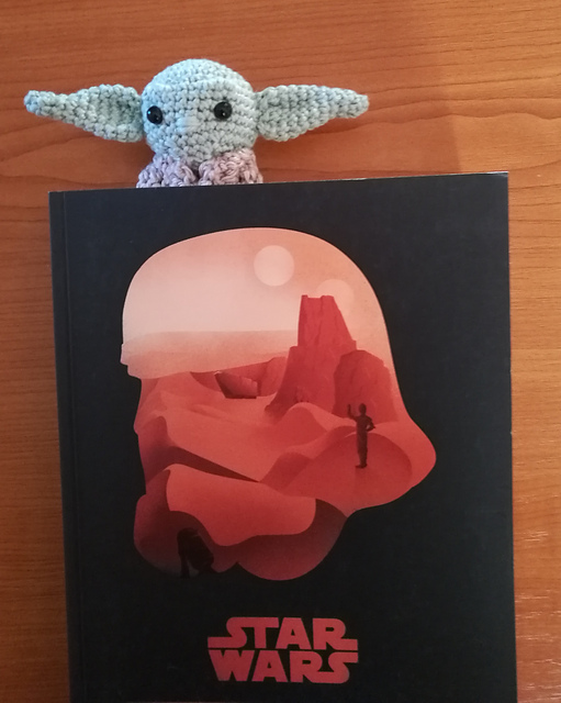 Ravelry: Baby Yoda bookmark pattern by Andrea Vass