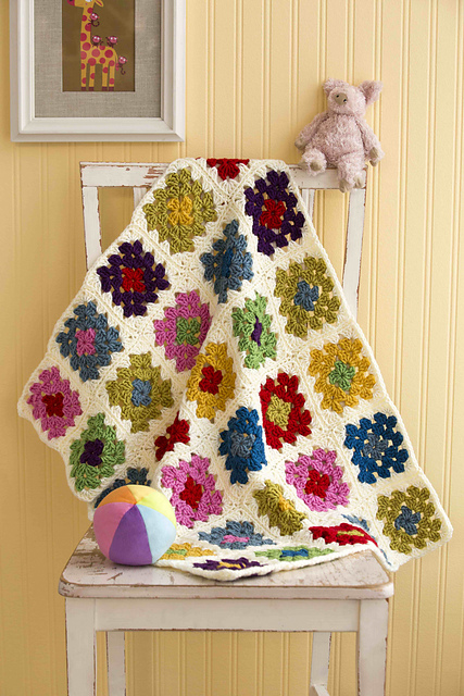Ravelry: Sunny Squares Baby Blanket pattern by Vanna White