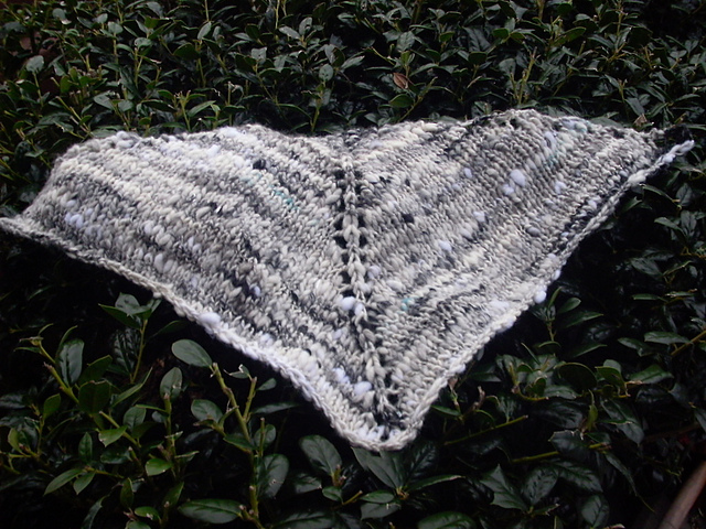 Ravelry: Simple Shawl for Fancy Yarns pattern by Jen Hintz